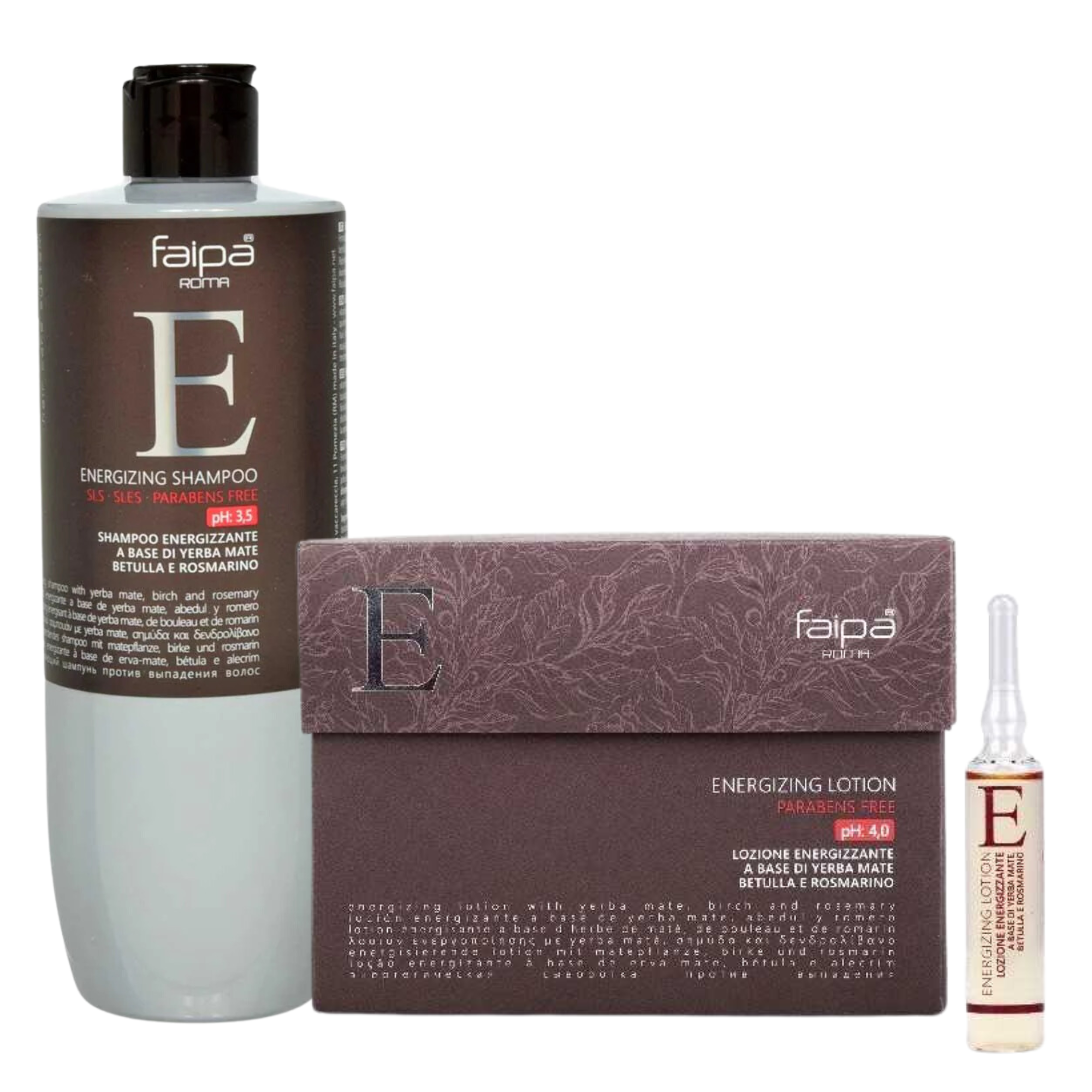 FAIPA CITYLIFE - kit energizing shampoo 400 ml+ fiale anticaduta 12 pz ...
